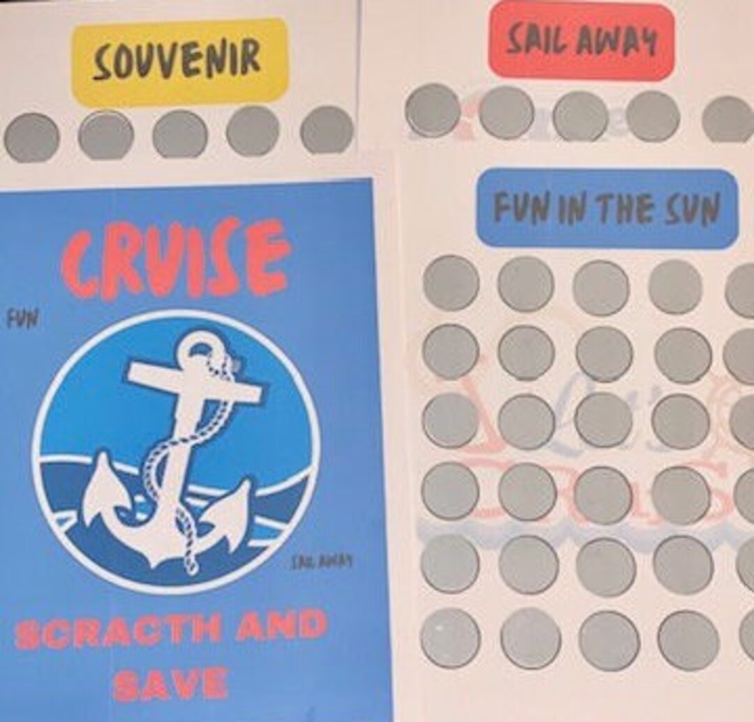 Saving Scratch and Save Booklet for Your Cruise Vacation - Etsy