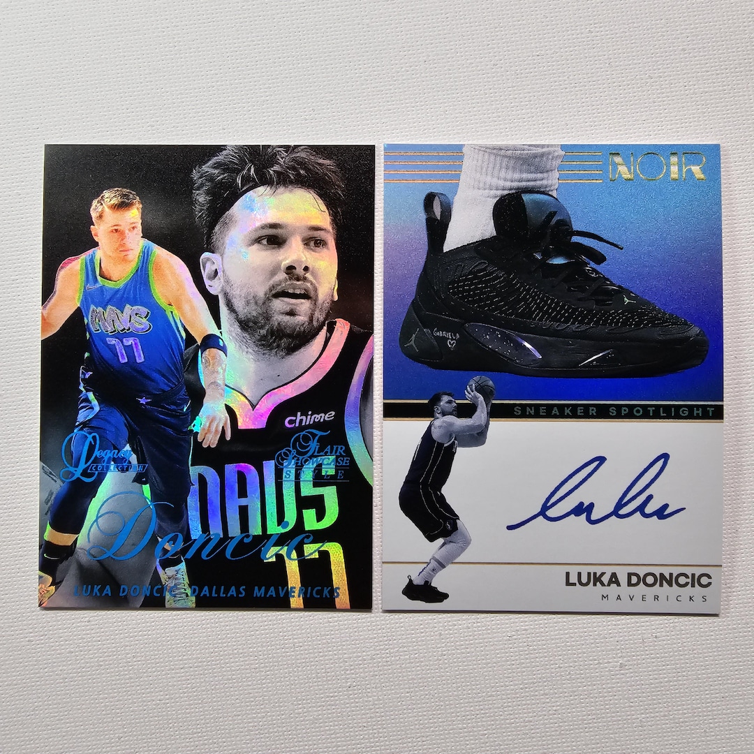 NBA Custom Card 2 LOT Luka Doncic Legacy Collection, Sneaker Spotlight ...