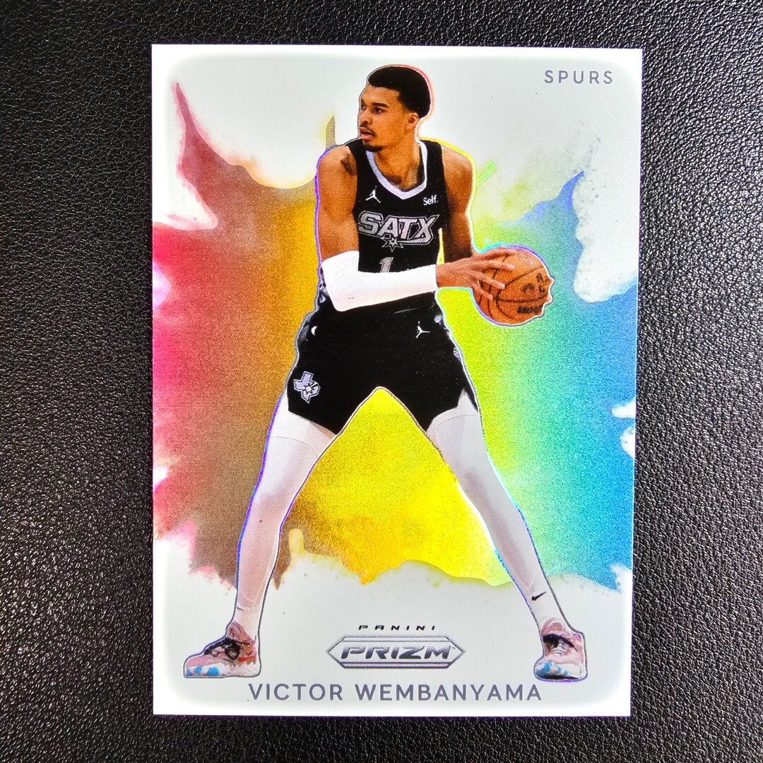 Victor Wembanyama Color Blast Vertical ACEO 2.5x3.5 Custom Card San ...