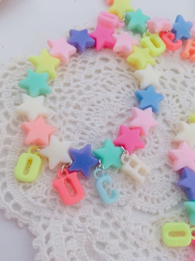 Ouch Pastel Menhera Bracelets Yami Kawaii Fairy Kei Stretchy | Etsy