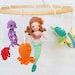Under the Sea Baby Mobile Crochet Pattern Mermaid and Sea - Etsy
