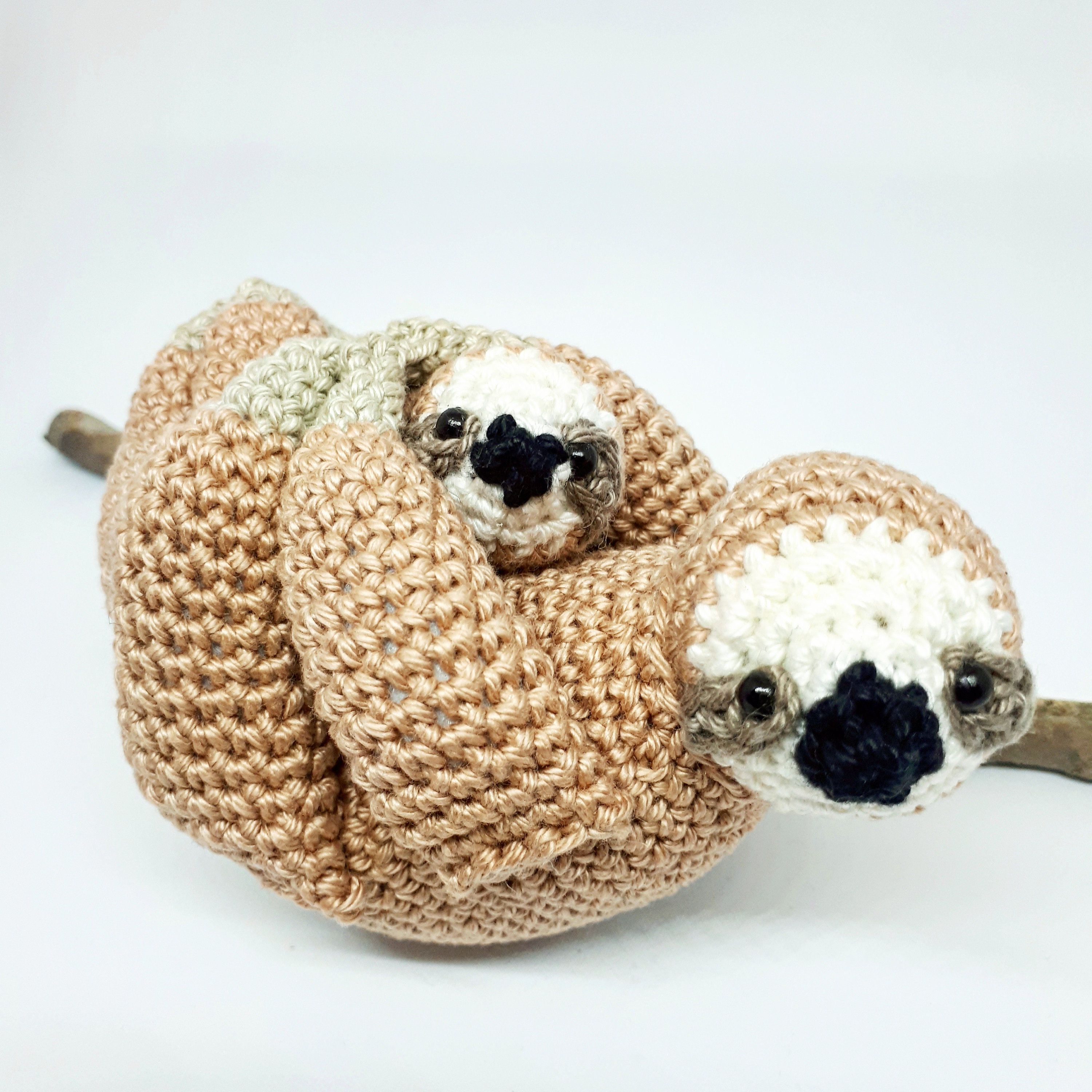 Sloth Baby Mobile Crochet Pattern Amigurumi Sloth Nursery - Etsy Denmark