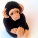 Chimpanzee Crochet Pattern: Amigurumi Monkey Plush Toy (PDF) - Etsy