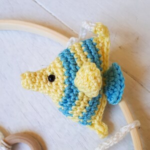 Under the Sea Baby Mobile Crochet Pattern, Mermaid and Sea Creatures ...