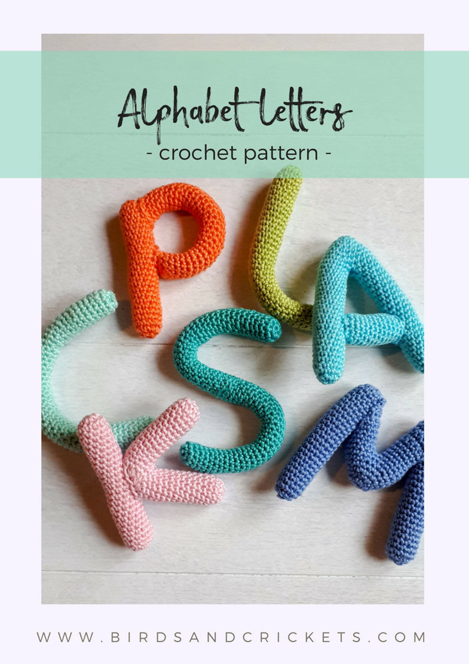 Alphabet Letters Crochet Pattern Crochet Letters Tutorial | Etsy