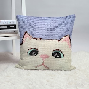 Cat Tapestry Crochet Pattern PDF Instant Download DIY Decor - Etsy