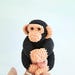 Chimpanzee Crochet Pattern: Amigurumi Monkey Plush Toy (PDF) - Etsy