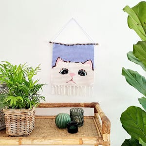 Cat Tapestry Crochet Pattern PDF Instant Download DIY Decor - Etsy