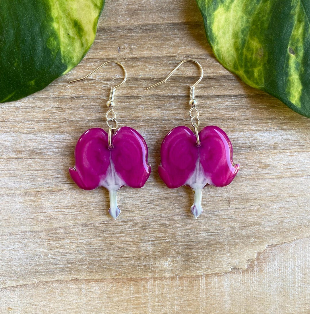 Bleeding Heart Earring, Bleeding Heart Jewelry, Heart Earrings ...