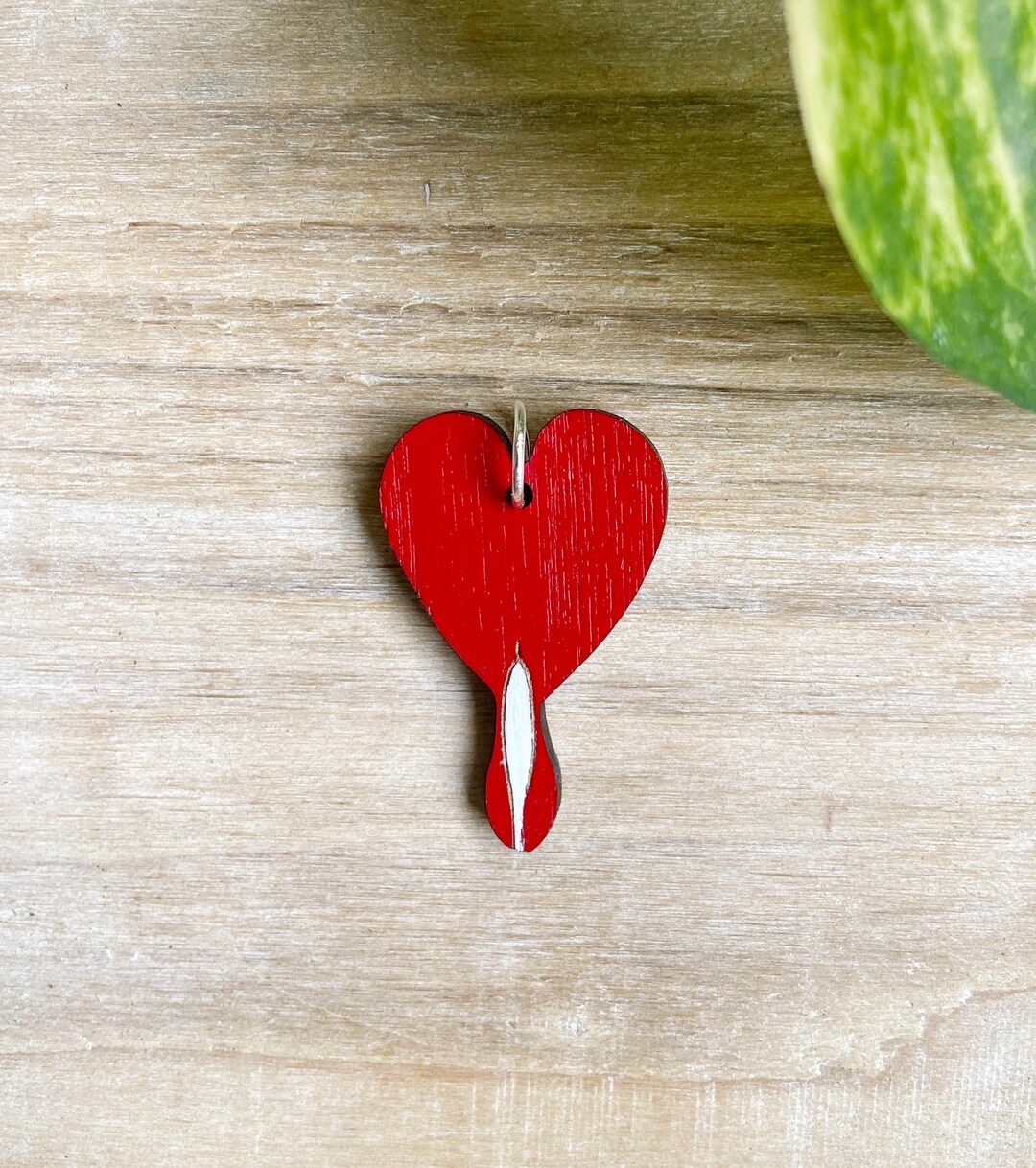 Bleeding Heart Pendant, Bleeding Heart Jewelry, Red Flower Necklace ...