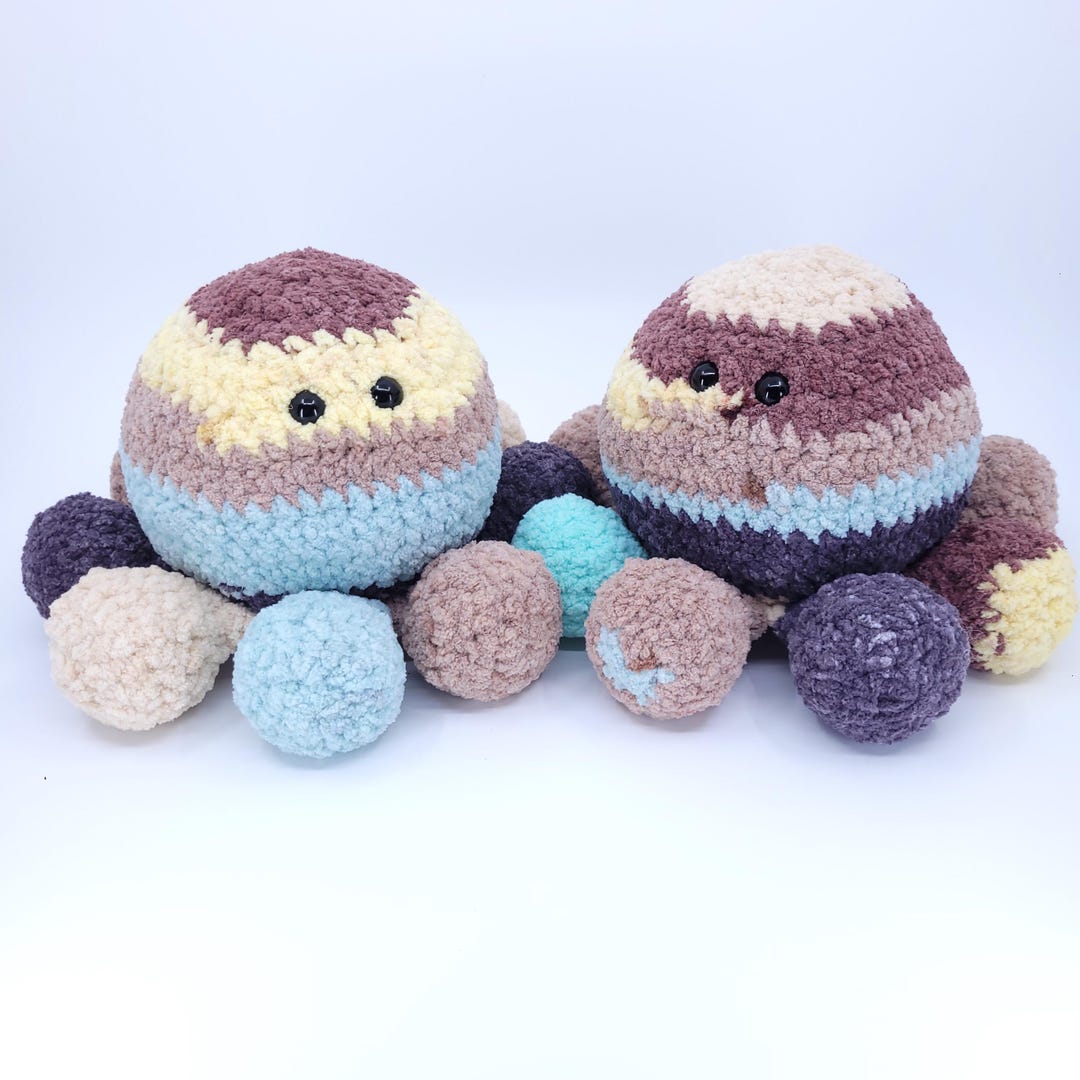 Blueberry Croissant the Octopus - Handmade Crochet Child Safe Toy ...