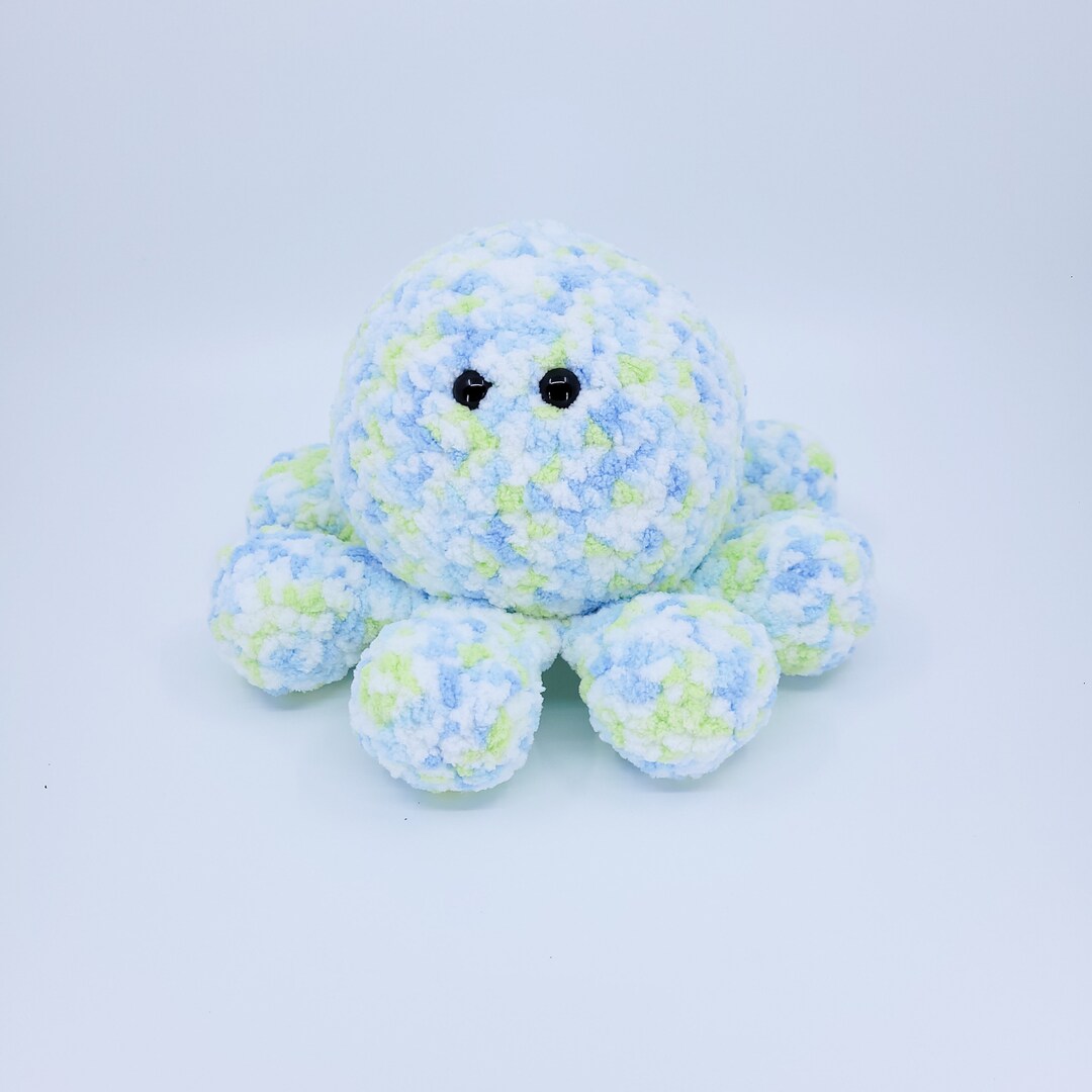Valiant the Octopus Handmade Crochet Child Safe Toy, Plush, Amigurumi ...