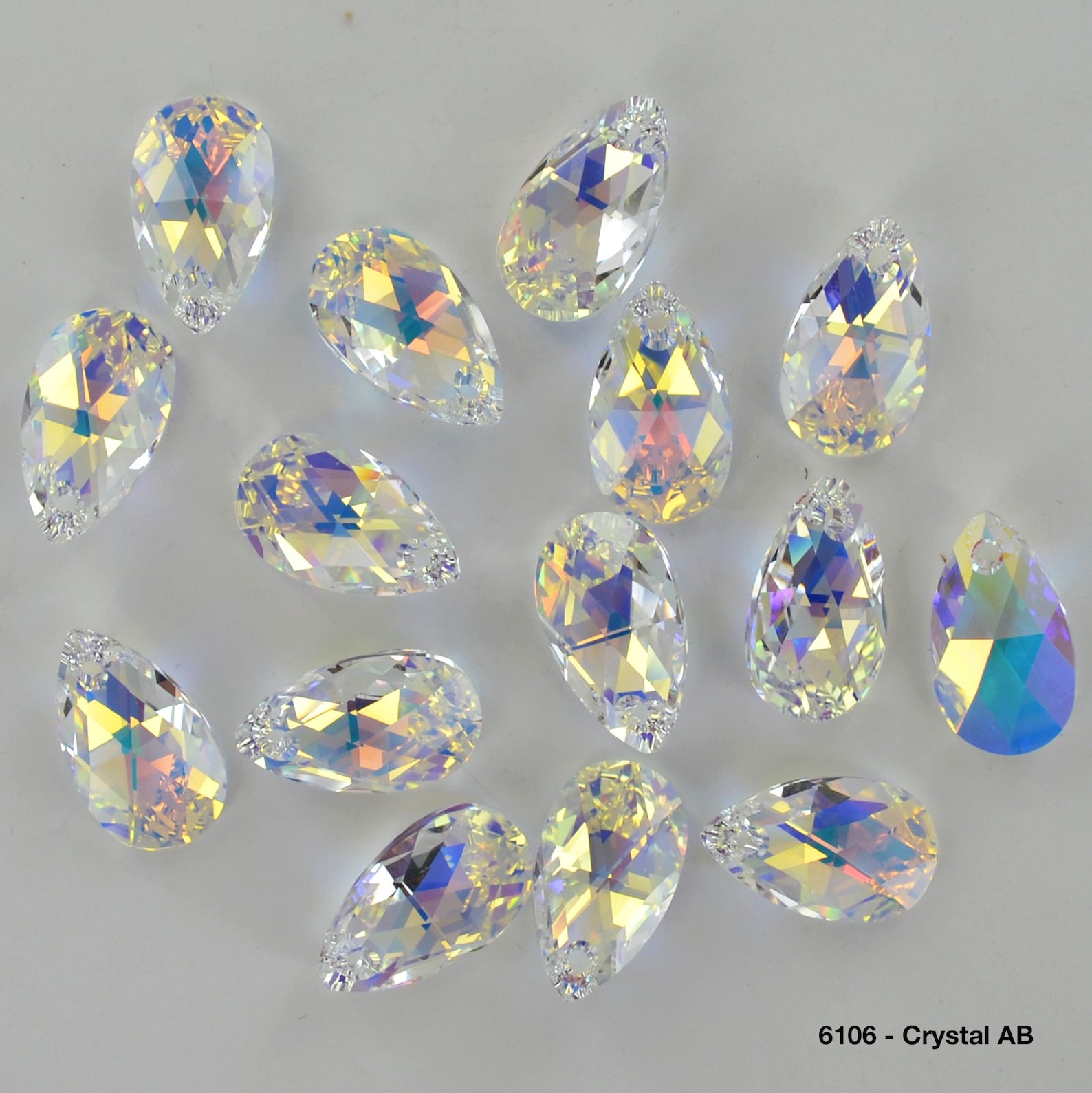 Pear Drop 22mm Crystal Glass for Pendants Earrings Lighting Jewellery ...