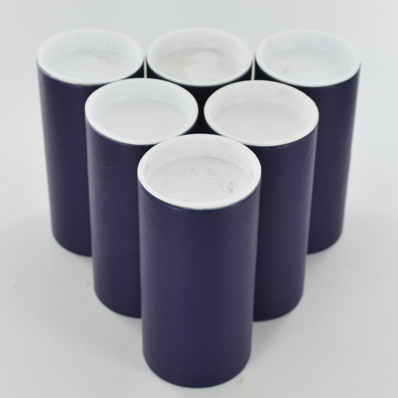 Blue Cardboard Packaging Mail Tubes With Plastic Stoppers - Etsy UK