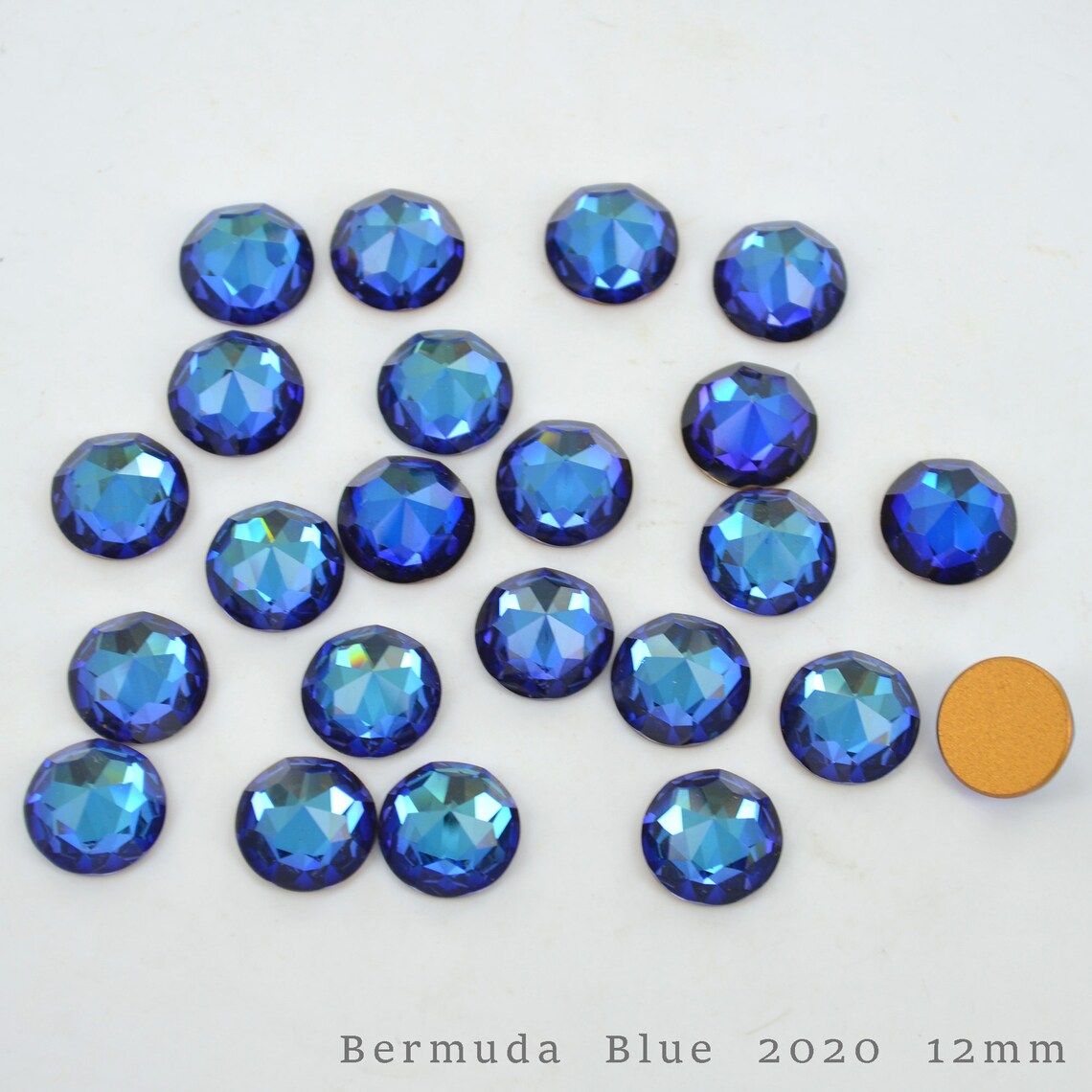 12mm Round Flat Back Crystal for Sewing Beading Sequin Dress - Etsy UK