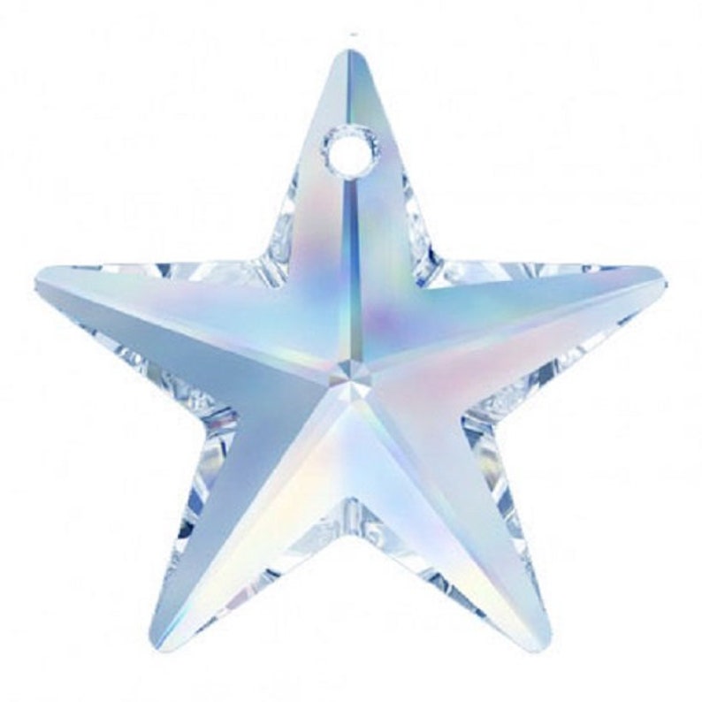 Star Crystals 20mm 28mm 40mm Genuine Glass Beads Craft Jewellery ...