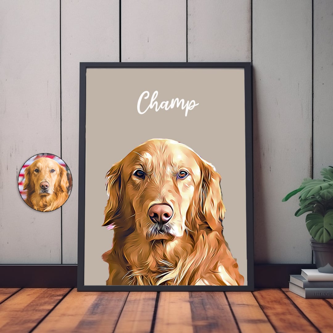 Personalized Digital Pet Portraits | Custom Dog & Cat Artwork | Pet ...