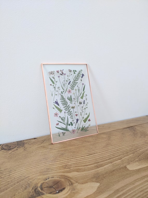 Pressed Flower Frame Small Flower Art Garden Inspired Home - Etsy