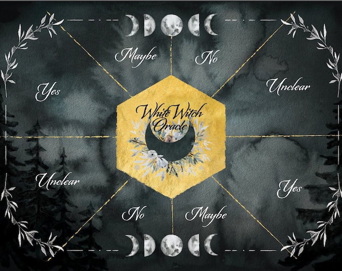 Pocket Pendulum Card, Spirit Board, Ouija Board,moon Phase Card ...