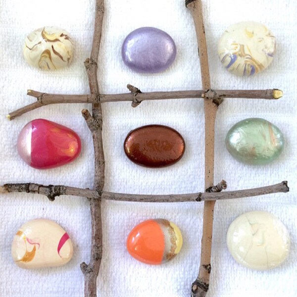 Rock Tic Tac Toe - Etsy