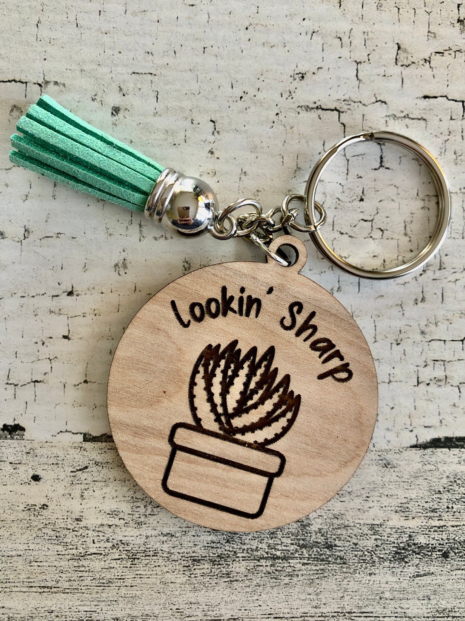 Cactus Keychains SVG - Etsy
