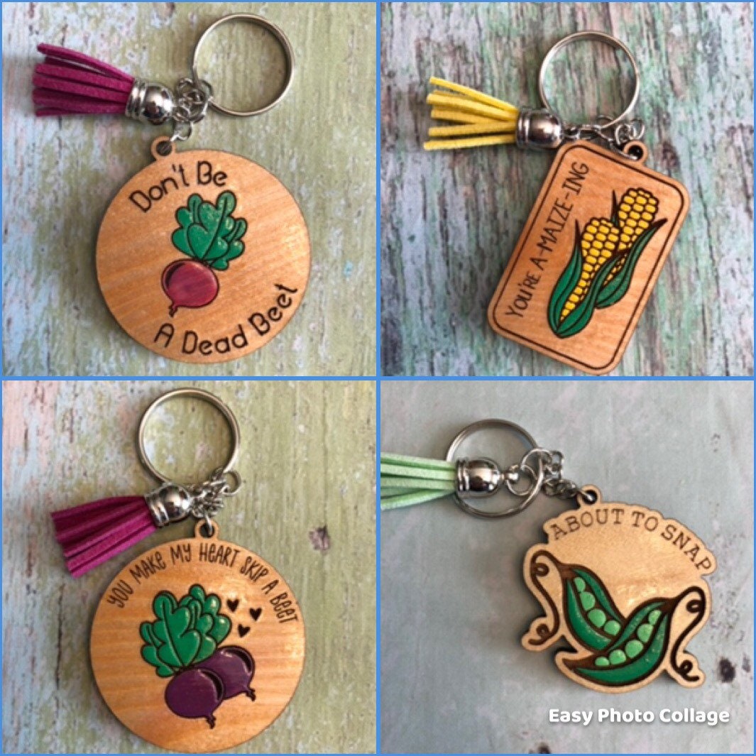 The BIG Bundle of Veggie Keychains - Etsy