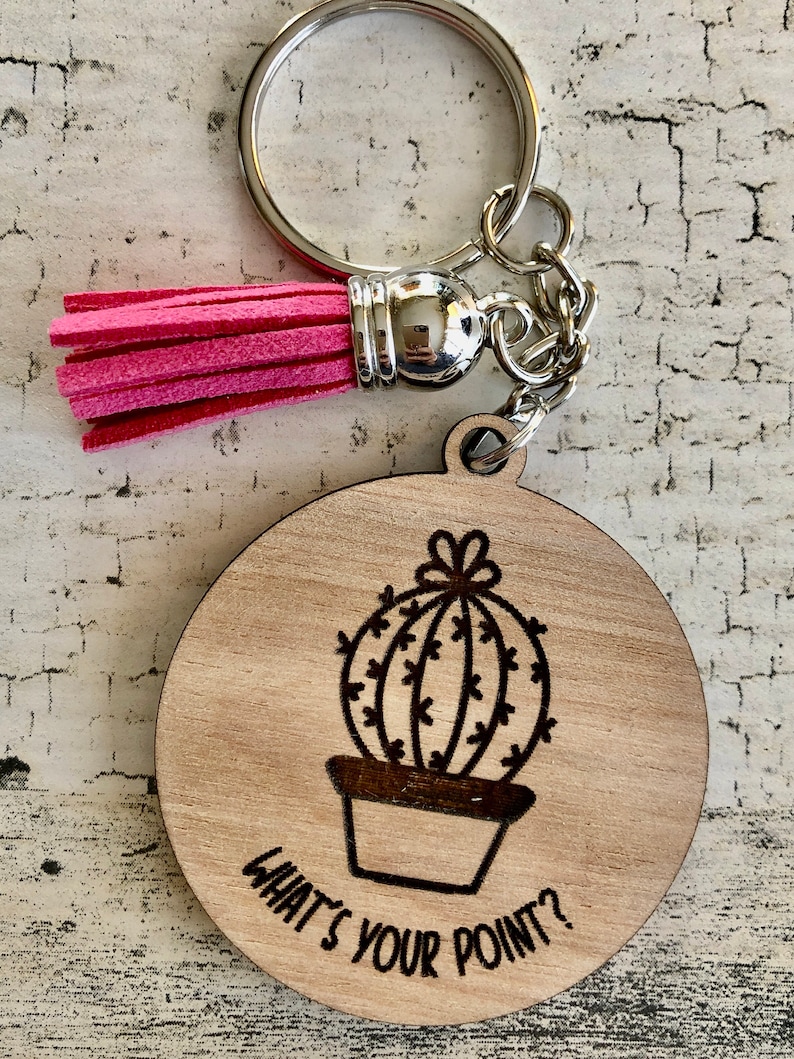 Cactus Keychains SVG - Etsy