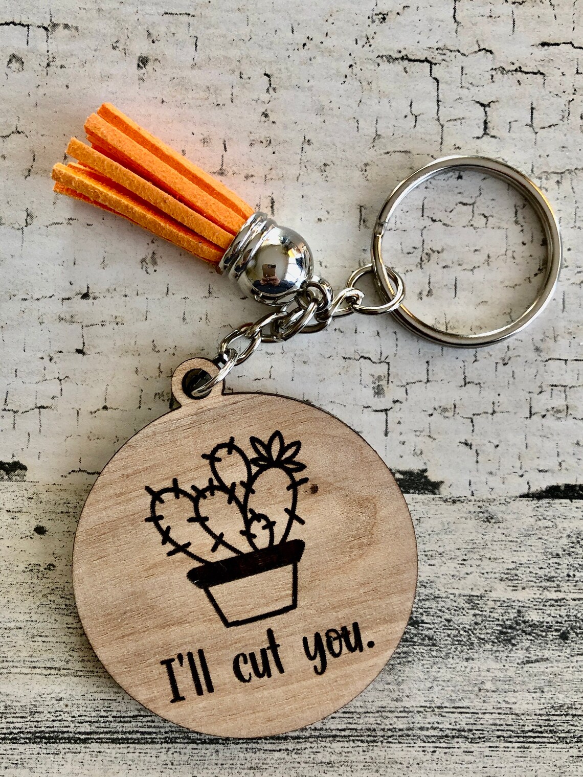 Cactus Keychains SVG - Etsy
