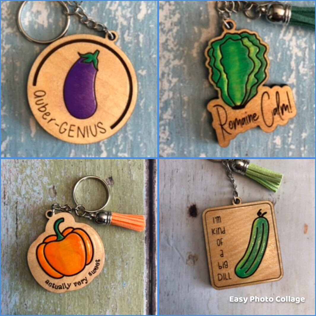 The BIG Bundle of Veggie Keychains - Etsy
