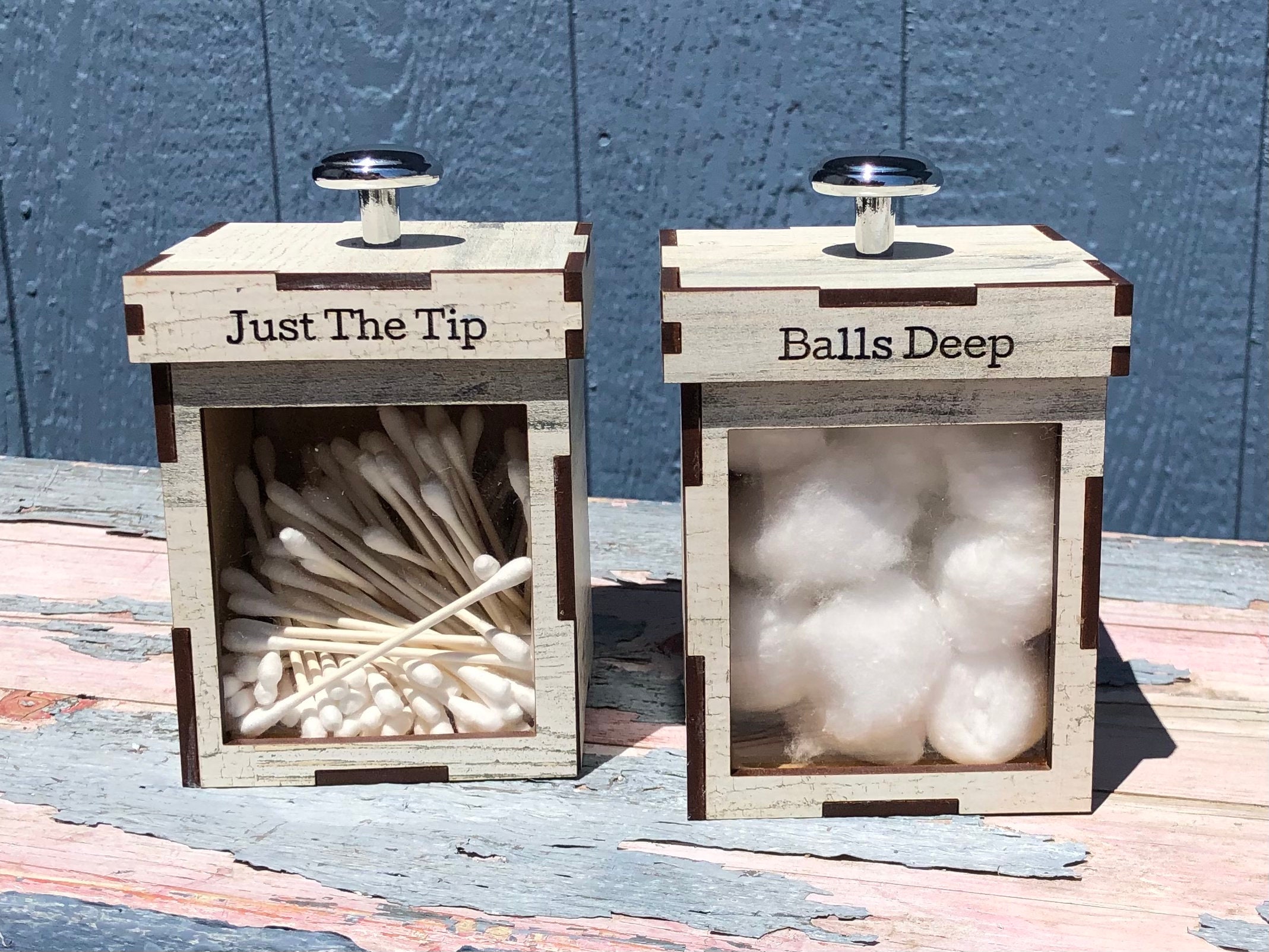 Cotton Ball and Cotton Swab Holder SVG - Etsy