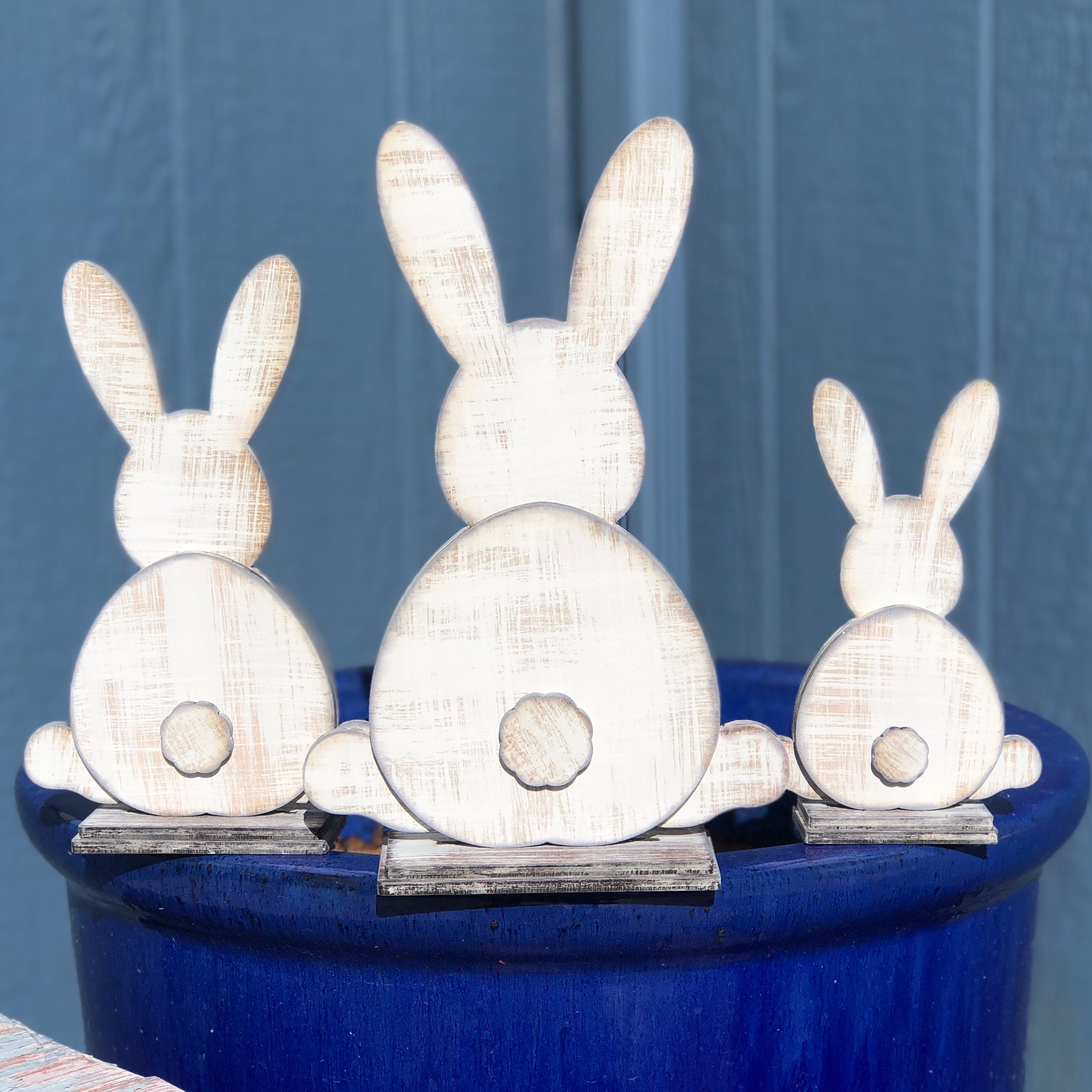 Famhouse Bunny Standing Shelf Sitters Decoration - Etsy