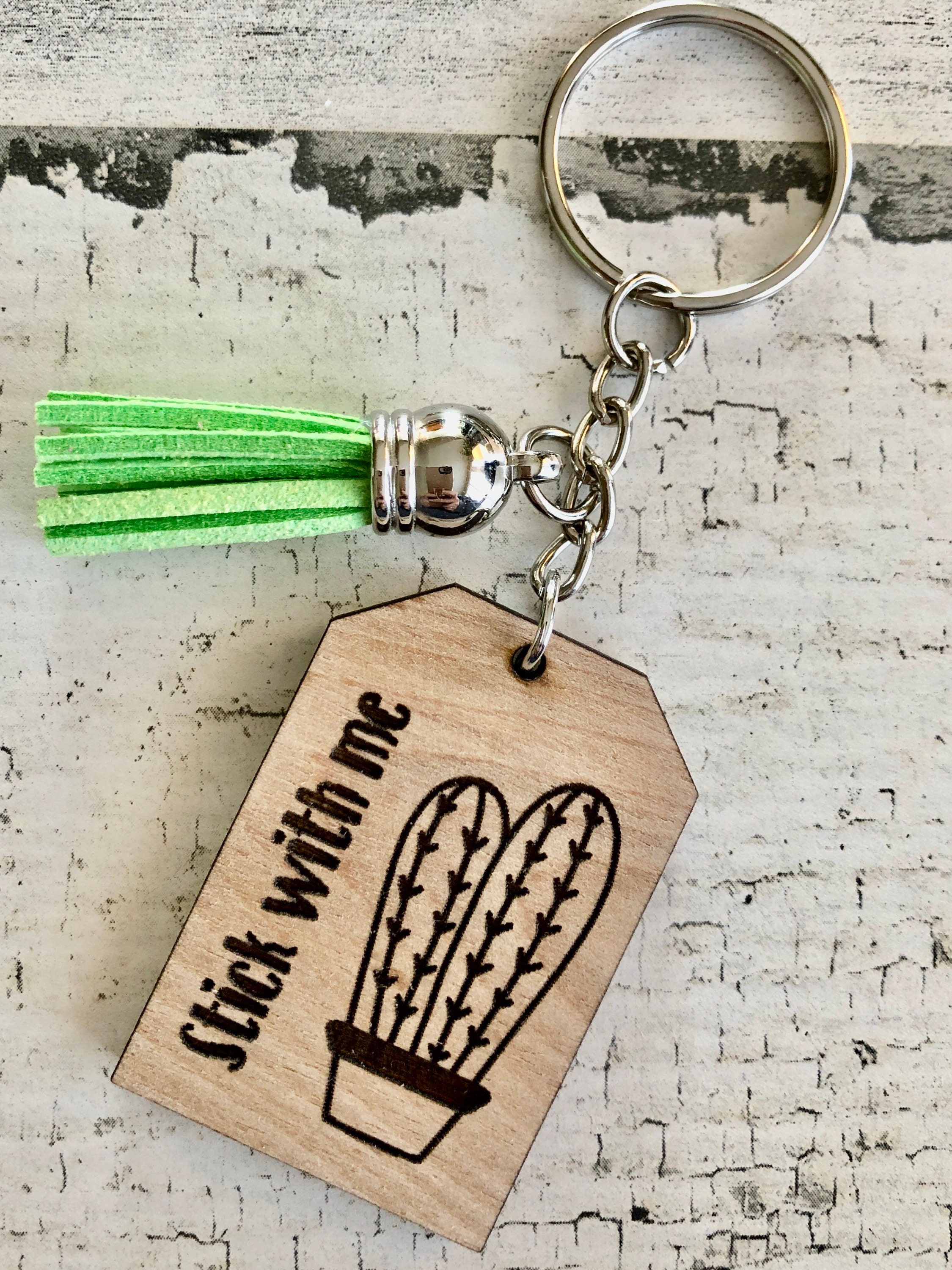 Cactus Keychains SVG - Etsy