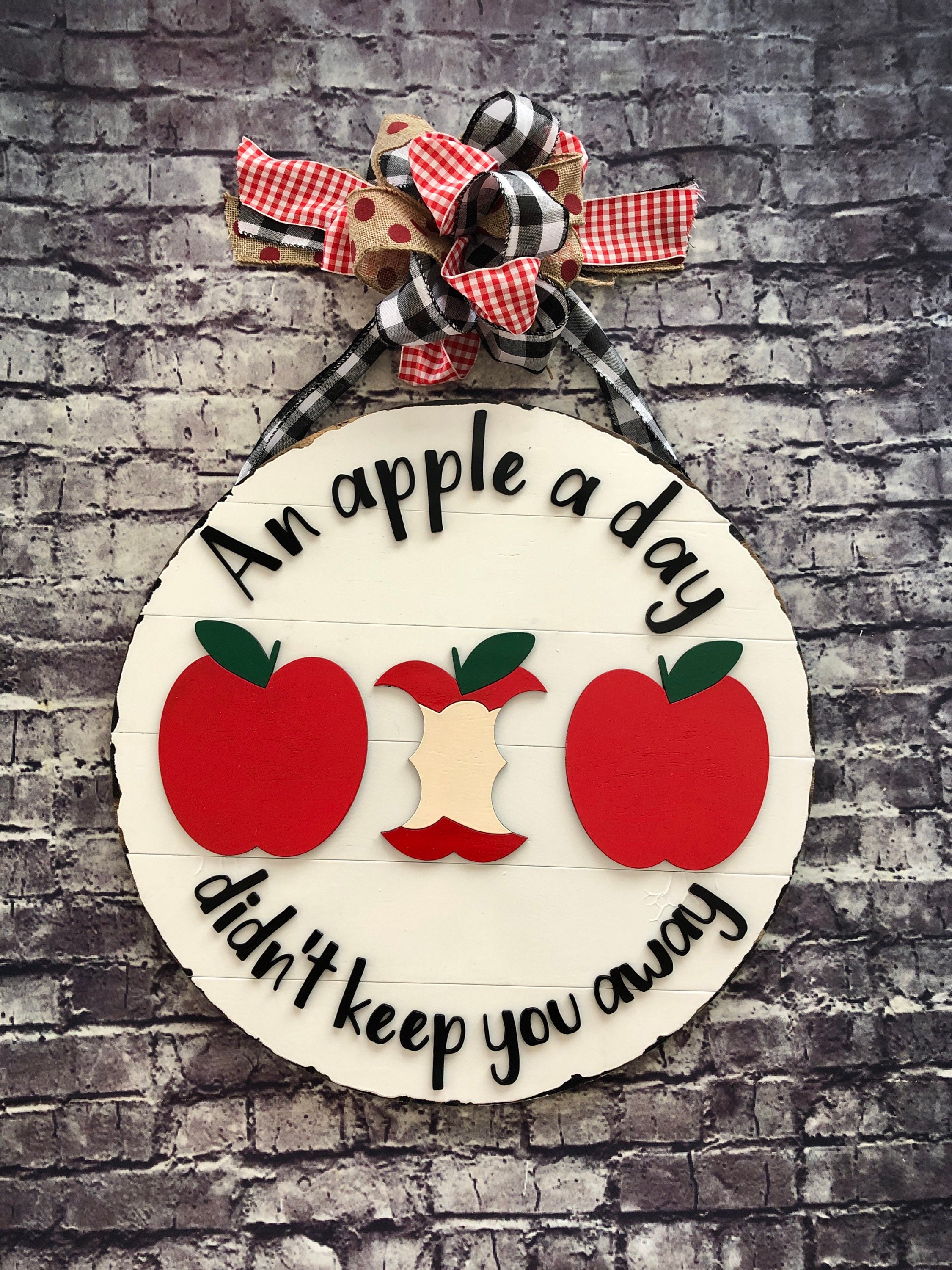An Apple a Day Didn't Keep You Away SVG | Etsy
