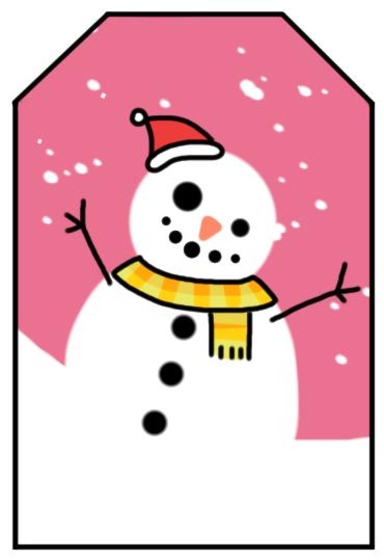 Christmas Gift Tag Printable, Printable Christmas Gift Tag, Christmas ...