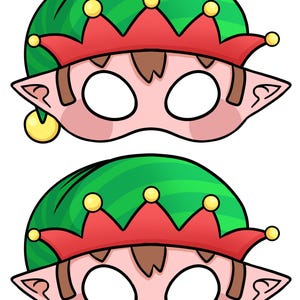 Elf Mask, Krampus Mask, Christmas Party Masks, Christmas Masks ...