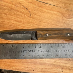 Hand Forged Full Tang Puukko Inspired Knife - Etsy