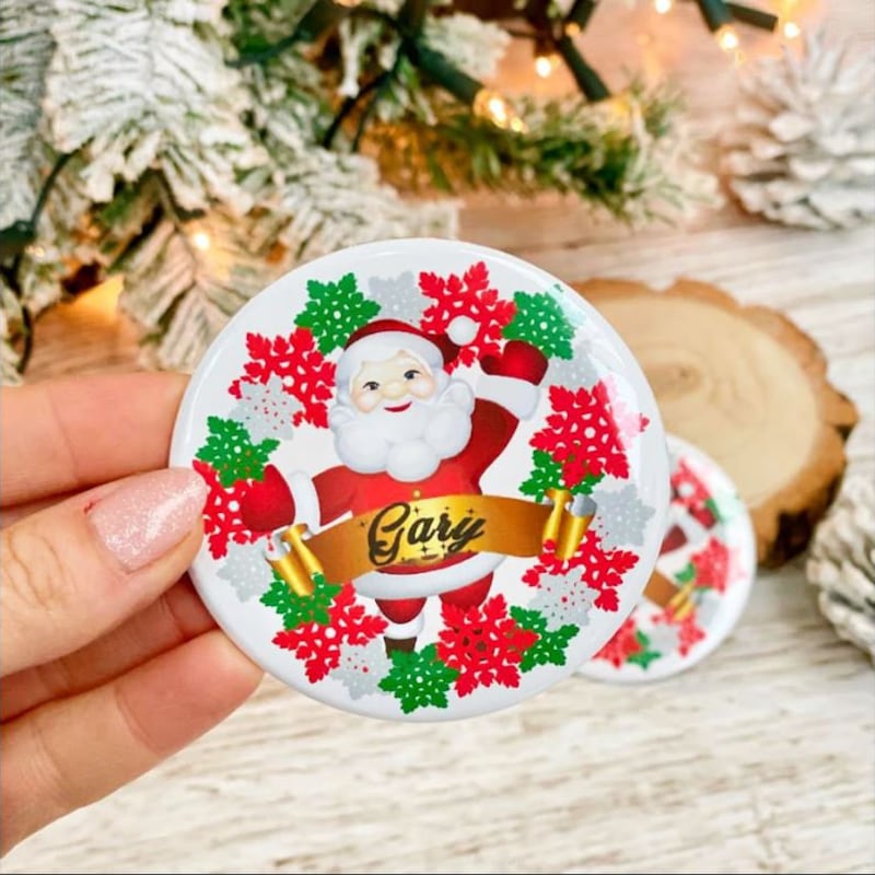 Christmas Badges - Etsy UK