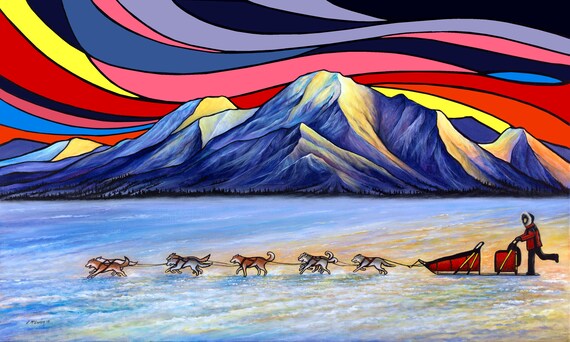 Wall Art Limited Edition Print Yukon Territory Canada Home | Etsy