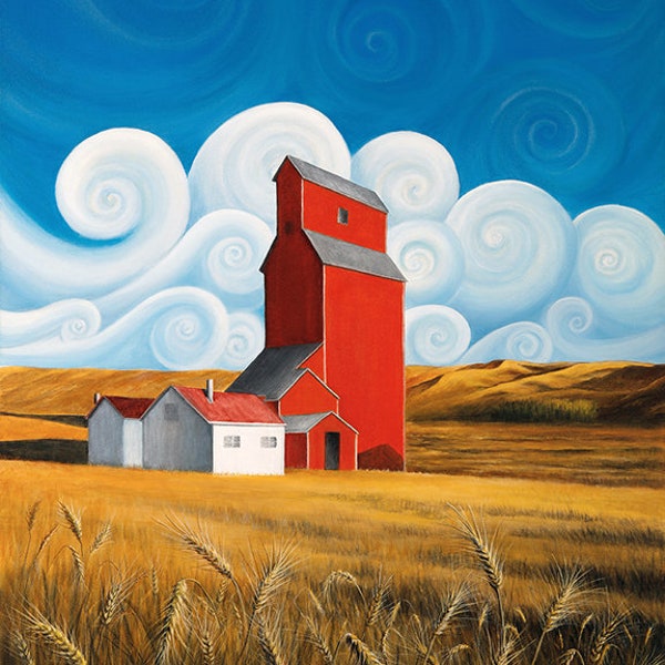 Prairie Painting - Etsy Canada