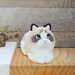 Ragdoll Cat Figurine , Wood Sculpture, Wood Carving, Decoration, Gift ...