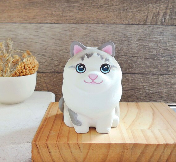 Ragdoll Cat Figurine Wood Sculpture Wood Carving | Etsy