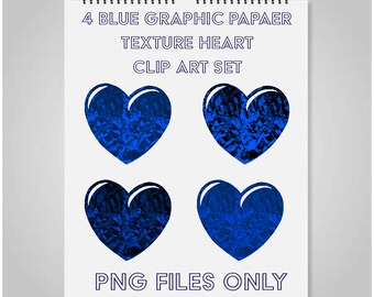 Royal Blue Heart - Etsy