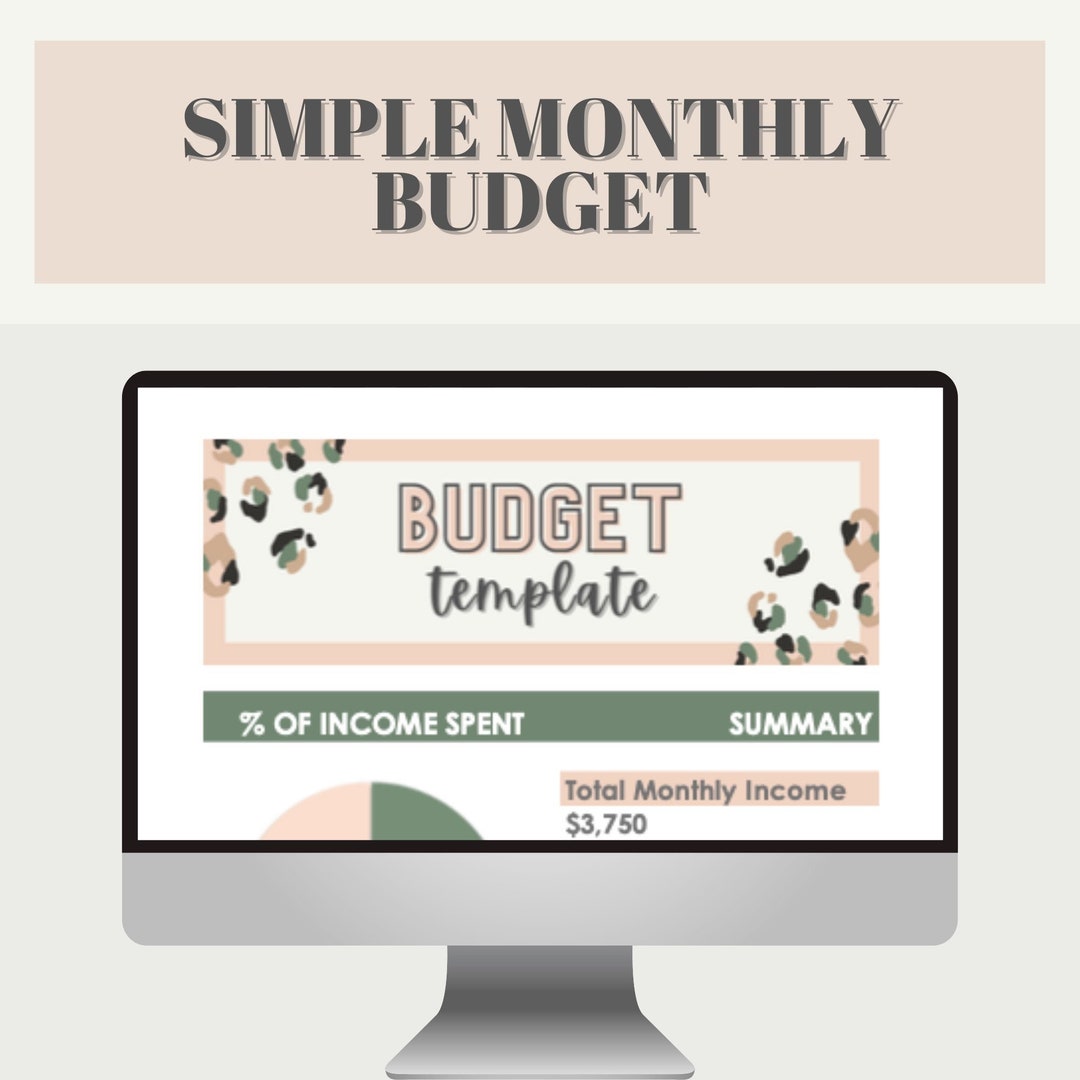 Excel Budget Summary Template Debt Tracker Expenses Tracker Finance ...