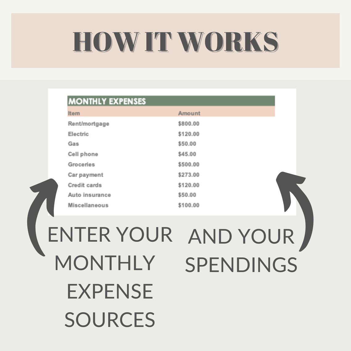 Excel Budget Summary Template Debt Tracker Expenses Tracker Finance ...
