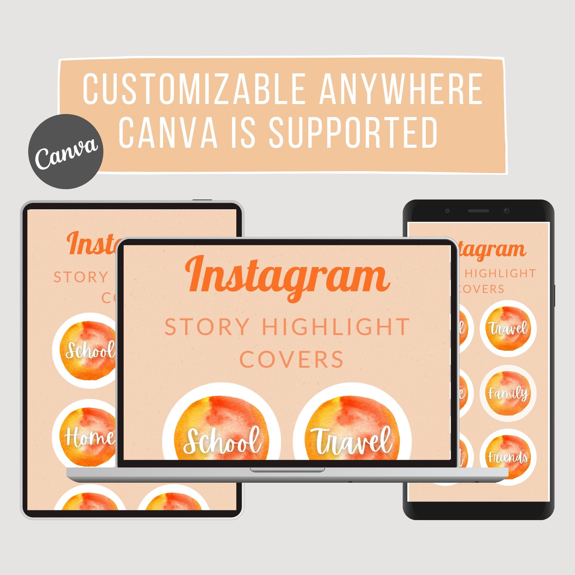 Instagram Template Highlight Covers | Story Cover | Make It Your Own ...
