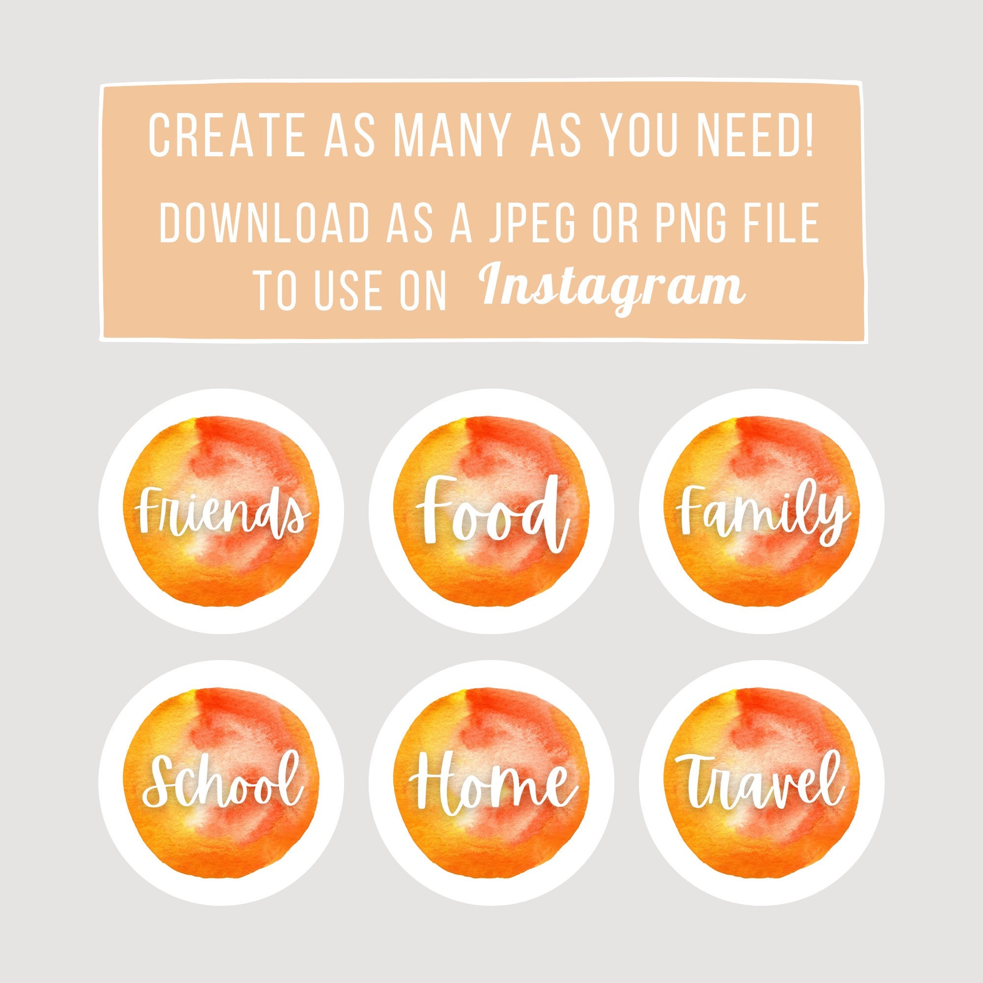 Instagram Template Highlight Covers | Story Cover | Make It Your Own ...