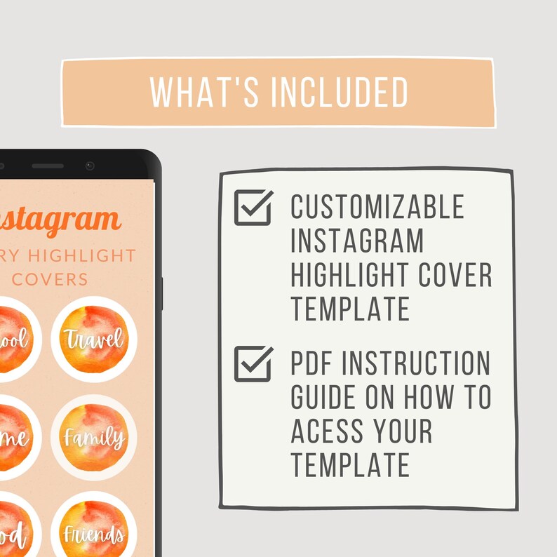 Instagram Template Highlight Covers | Story Cover | Make It Your Own ...