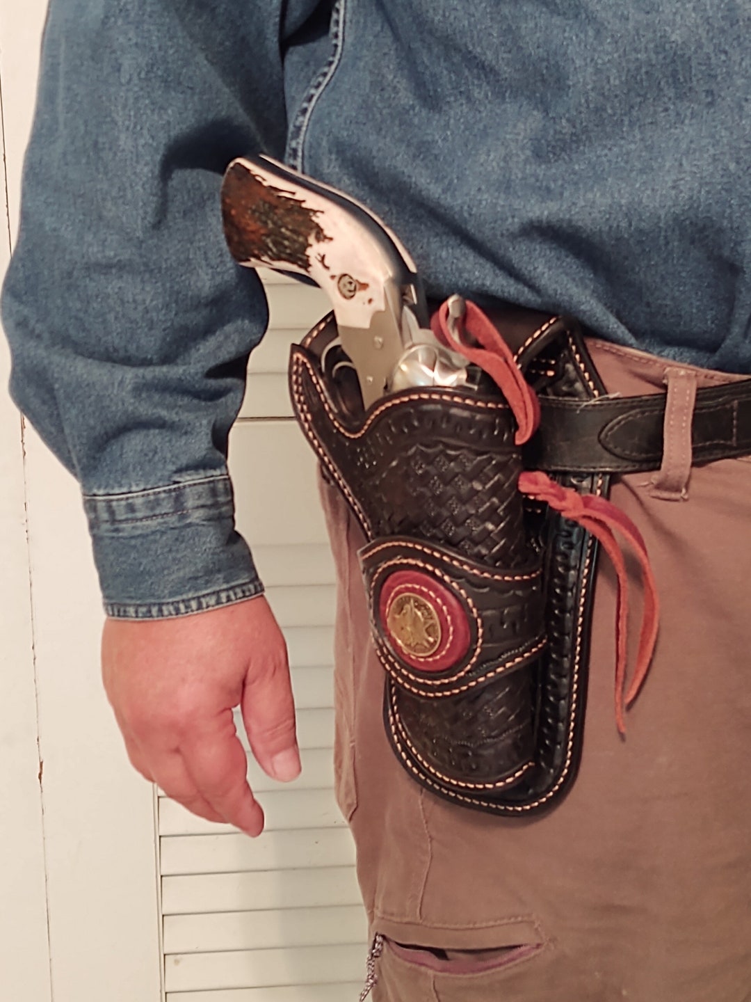 Made to Order - Ruger Blackhawk 4.62 Inch Barrel Leather Western Cowboy ...