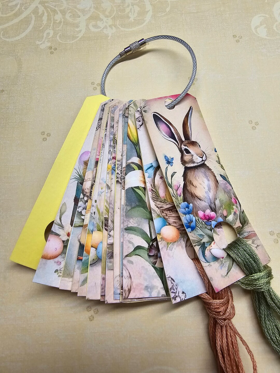 Set of 20 Floss Drops Easter Theme, Floss Tags, Thread Cards - Etsy