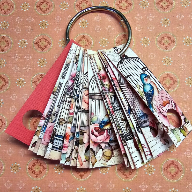 Floss Drops, Set of 20, Birdcage, Thread Cards, Floss Tags - Etsy